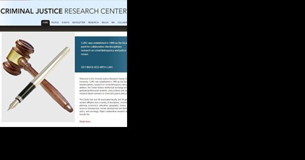 New CJRC Website Debuts | Criminal Justice Research Center